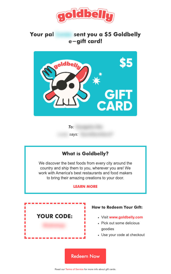 How do I check my gift card balance? – Goldbelly Support